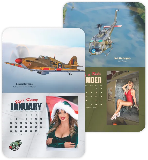 My Bombshells Vintage 2024 Pin-Up Calendar